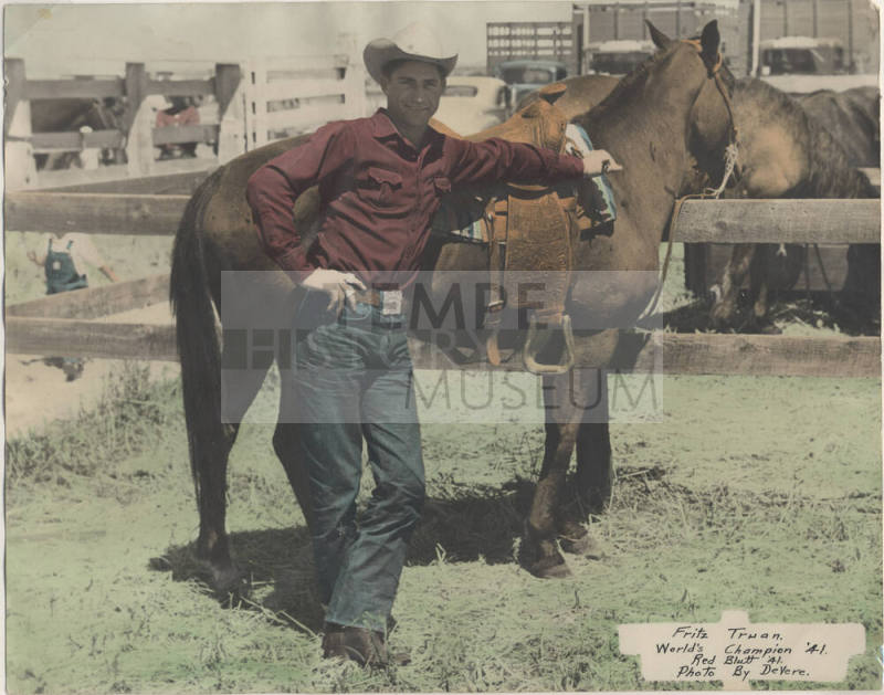 Colorized Photo of Fritz Truan, 1941 – Works – Tempe History Museum