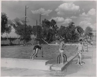 Tempe Beach Pool & Slide in the 1950s – Works – Tempe History Museum