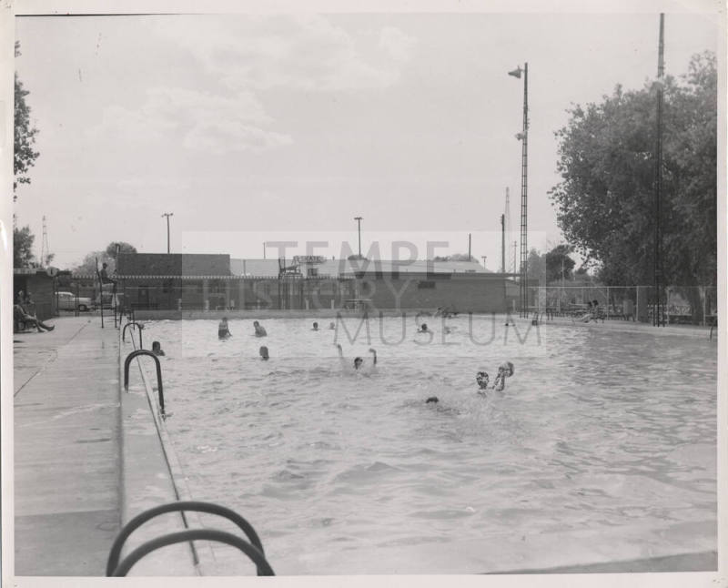Tempe Beach Pool & Bath House in the 1950s – Works – Tempe History Museum