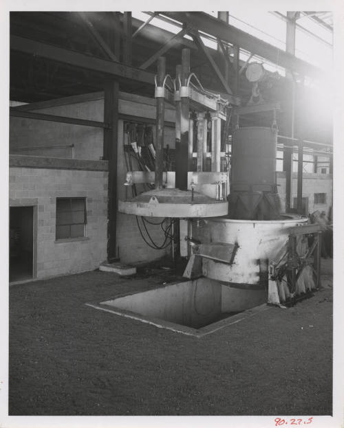 Charging Furnaces at Tempe Steel Mill – Works – Tempe History Museum