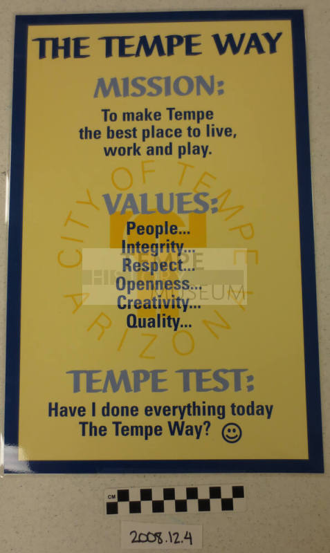The Tempe Way – Works – Tempe History Museum