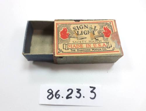 Signal Light match box – Works – Tempe History Museum